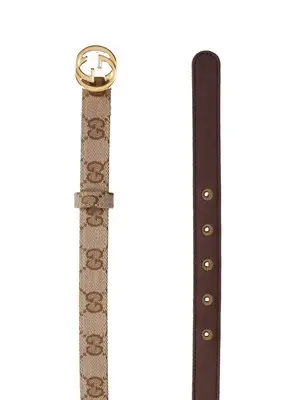 Gucci Thin Belt "gg