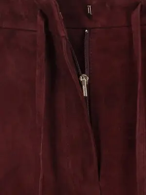 Max Mara Midi Lambskin Skirt