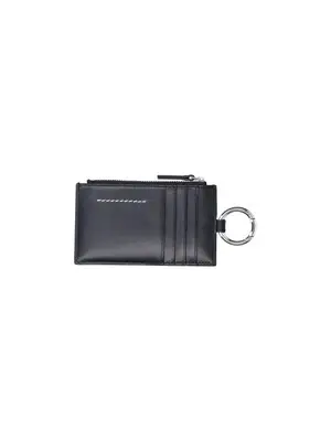 MAISON MARGIELA Zip Card Holder - Black