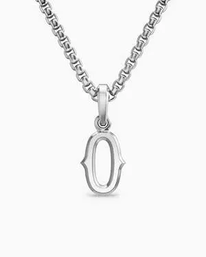 David Yurman Number One Amulet In Sterling Silver 0