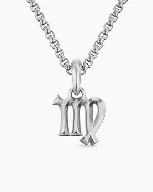 David Yurman Virgo Amulet In Sterling Silver - All Sterling Silver