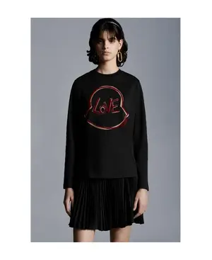 Moncler Love-print T-shirt