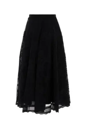 Dior Mid-length Lace Flared Skirt