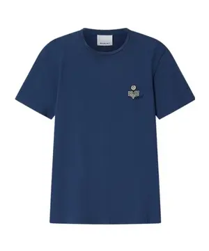 Isabel Marant Étoile Honore Tee Shirt - Navy Blue