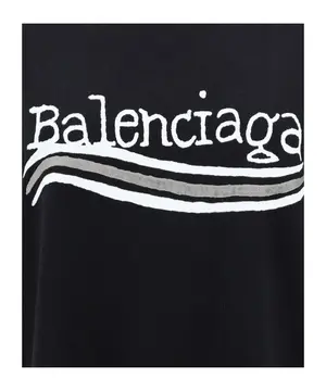 Balenciaga Logo Printed Oversized T-shirt