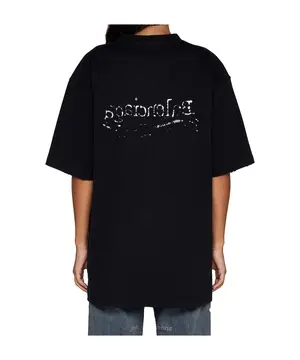 Balenciaga Logo Printed Oversized T-shirt