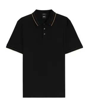 Hugo Boss Cotton Polo Shirt - Black