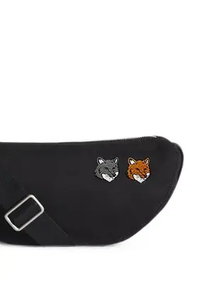 Maison Kitsuné Zippered Shoulder Bag