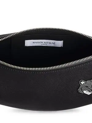 Maison Kitsuné Zippered Shoulder Bag