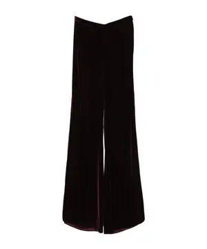 FORTE_FORTE Velvet Wide-leg Pants