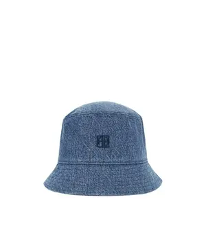 ANINE BING Logo Bucket Hat - Shadow Blue