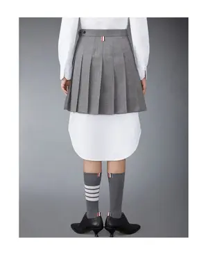 Thom Browne Pleated Mini Skirt
