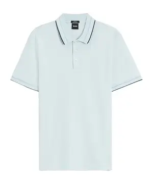 Hugo Boss Short-sleeved Polo Shirt - Light Blue