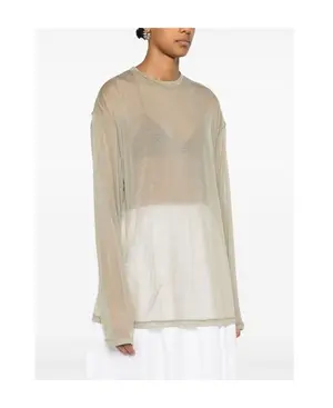 Prada Long-sleeved Crewneck T-shirt
