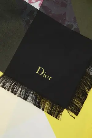 Dior Color-block Scarf