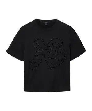 ALLSAINTS Lisa Embossed Crew Neck T-shirt