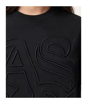 ALLSAINTS Lisa Embossed Crew Neck T-shirt