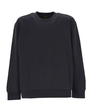 Hugo Boss Long-sleeve Sweatshirt With Crew Neck And Logo Detail