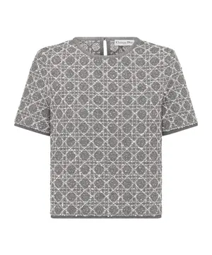 Dior Macrocannage Short-sleeved Top