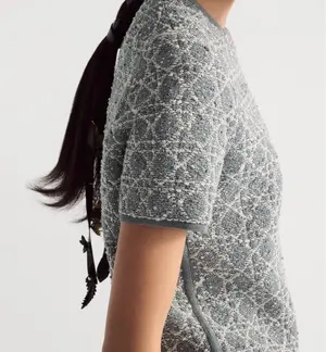 Dior Macrocannage Short-sleeved Top