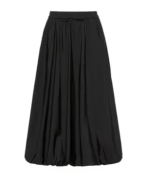 Max Mara Long Water-repellent Canvas Skirt