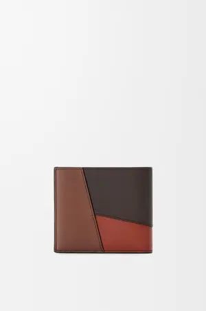 Loewe Puzzle Bifold Wallet In Classic Calfskin