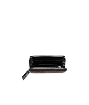 GIANNI CHIARINI Animal Print Zip-around Wallet