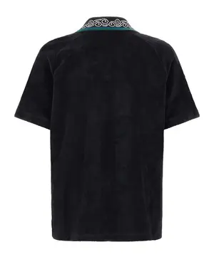 Casablanca Towelling' Jacquard Polo Shirt