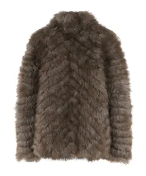 Simonette Ravizza Fur Lapel Jacket