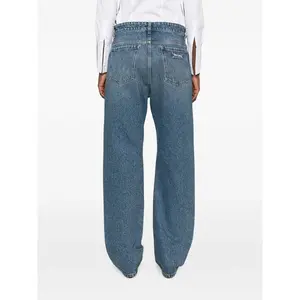 Miu Miu Light Wash Denim Flare Jeans