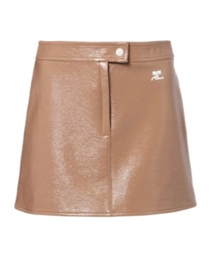 COURREGES Reedition Vinyl Miniskirt