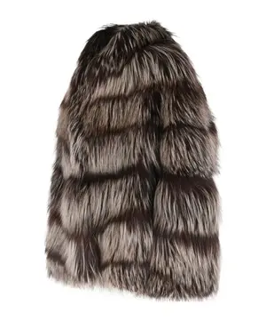 Simonette Ravizza Banny' Fox Fur 'silver Fox Iris