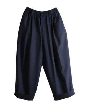 Marni Wide-leg Trousers With An Elastic Waist - Blublack