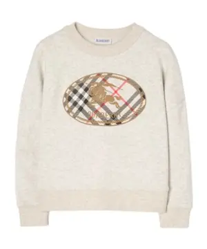 Burberry Knight Check Cotton Sweater