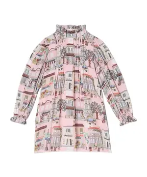 Fendi Printed Crêpe De Chine Dress