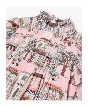Fendi Printed Crêpe De Chine Dress