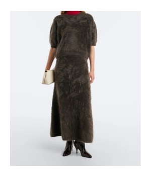 LISA YANG Asta Cashmere Midi Skirt