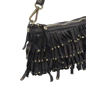 CAMPOMAGGI Zippered Shoulder Bag