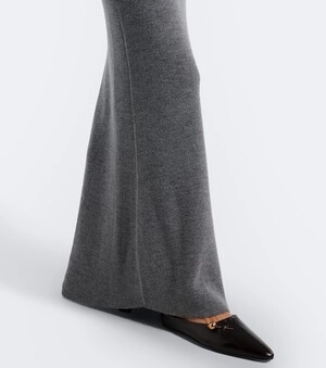 AYA MUSE Vao Knitted Maxi Dress With Knotted Detail