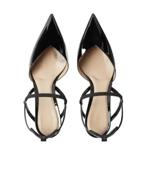 Fendi Very Colibri Patent Leather Medium-heeled Slingbacks
