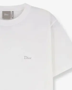 Dior T-shirt With Embroidery, Regular Fit - White