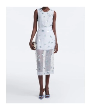 Simkhai Delilah Embellished Midi Skirt