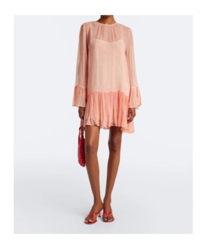 Ulla Johnson Emmeline Ruffled Silk Chiffon Minidress