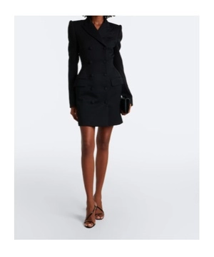 MUGLER Wool Blazer Dress