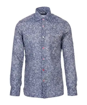 Kiton Long-sleeved Shirt - Blue