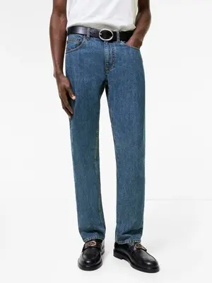 Burberry Logo Patch Jeans