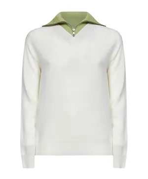 MAISON MARGIELA Long-sleeved Sweater - White