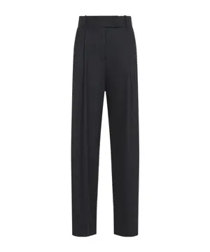 Giorgio Armani Pleated Tailored Pants - Black