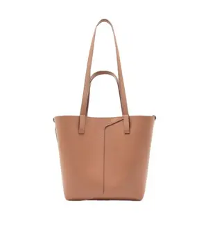 Emporio Armani Logo Print Tote Bag - Brown