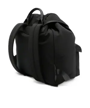 Emporio Armani Logo-plaque Buckled Backpack